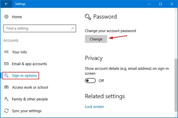 6 Easy Ways to Change Password In Windows 10 6 Easy Ways to Change Password In Windows 10