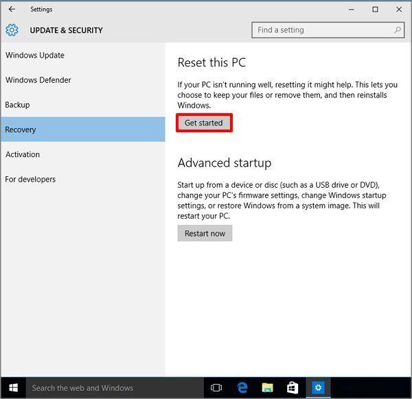 Easy Steps to Reset Windows 10 to Factory Settings Easy Steps to Reset Windows 10 to Factory Settings